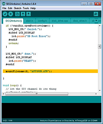 Atari 8-bit: Sio2Arduino, ο Arduino σαν SD drive - Forum - RetroComputers.gr